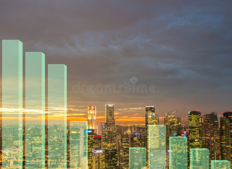 Economic Growth Concept with Charts Stock Image - Image of graph ...