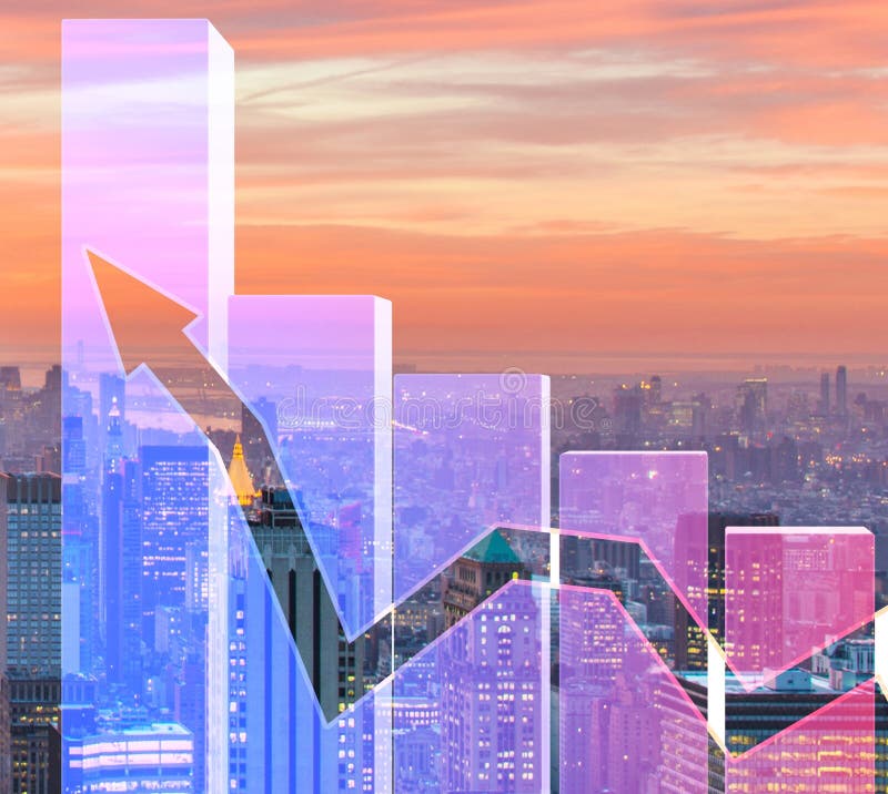 Economic Growth Concept with Charts Stock Image - Image of finance ...