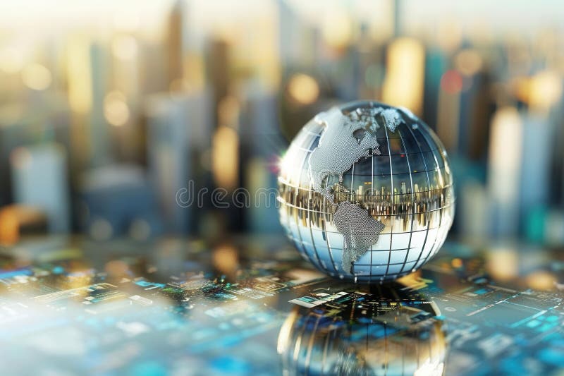 Economic Growth. the Economy is the System of Production Concept Stock ...