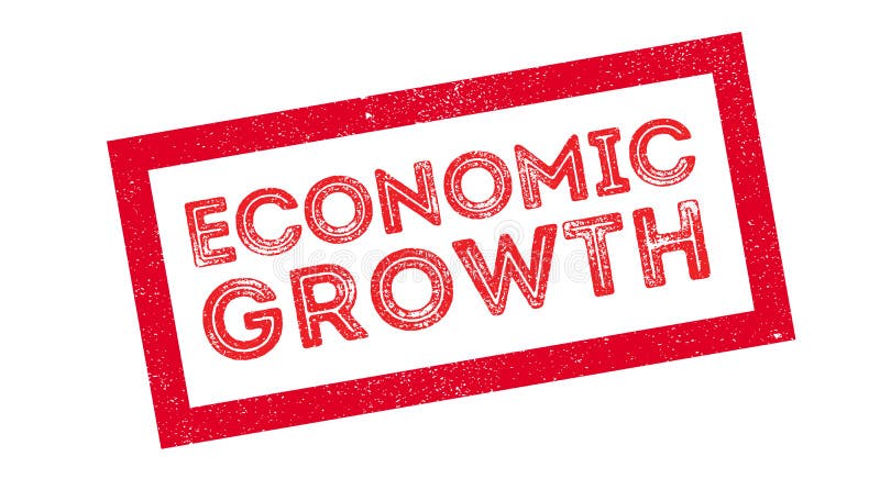 Economic Growth Rubber Stamp Stock Illustration - Illustration of goods ...