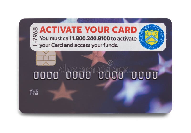 Economic Impact Payment Card Stock Image - Image of card, economic ...