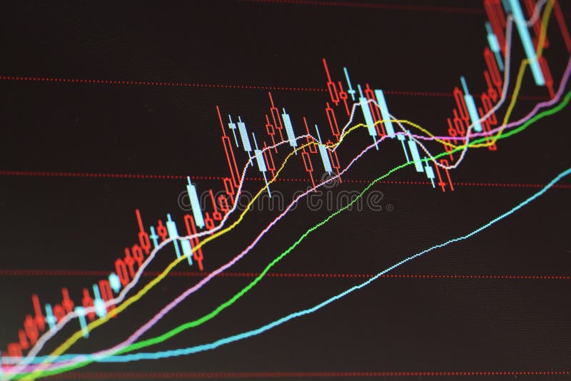 Economic index curve stock image. Image of charts, indicators - 61755777