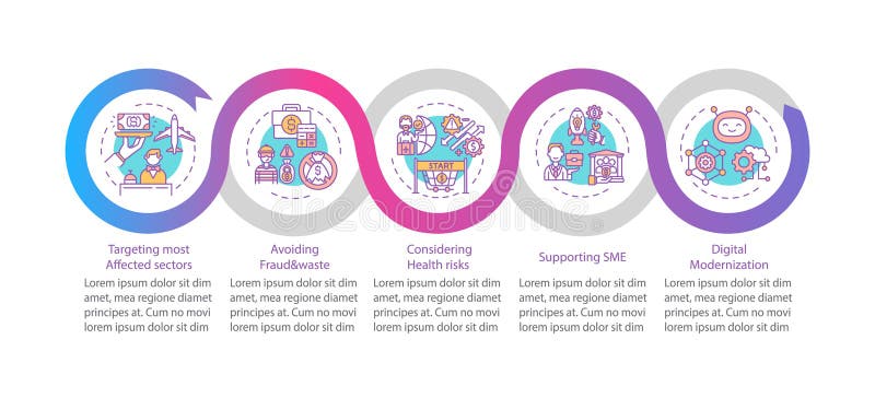 Economic Perspective Vector Infographic Template Stock Vector ...
