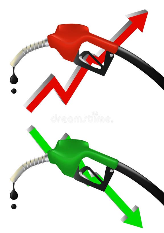 Economic petrol pump stock vector. Illustration of petrol - 25781912
