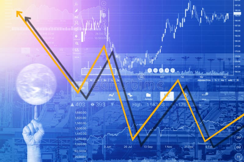 Economic Problems And Business Crisis Background. Stock Image - Image ...