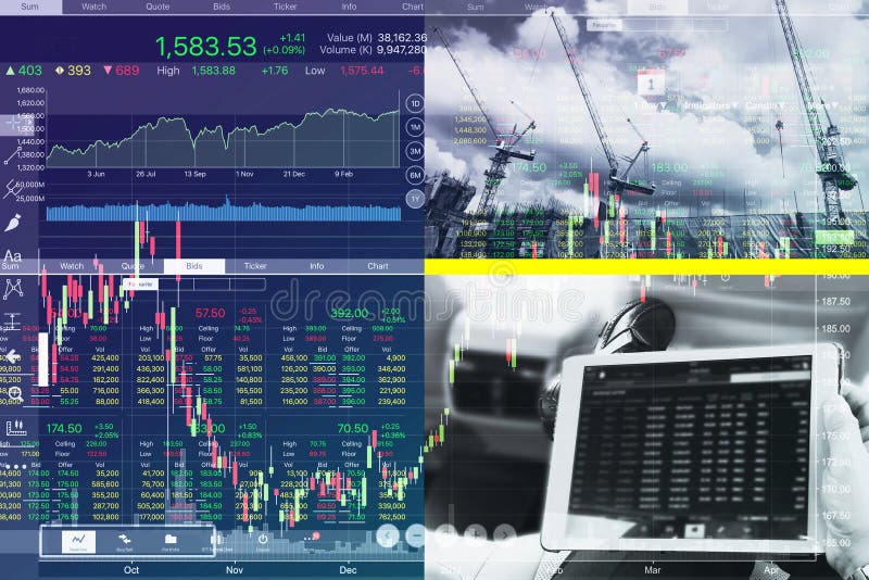 Economic Problems and Business Crisis with Graph. Stock Illustration ...