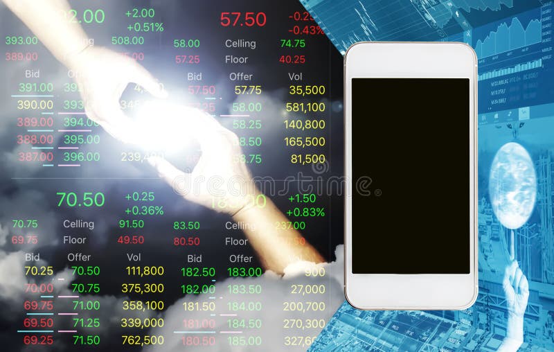 Economic Problems and Business Crisis with Graph and Copy Space Stock ...