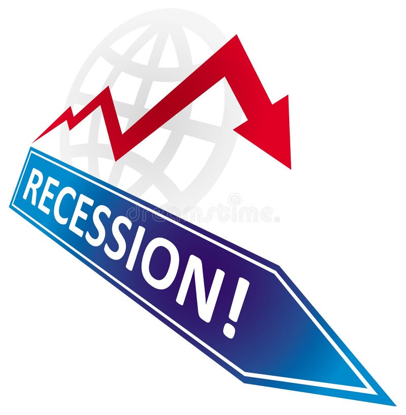 Economic recession stock vector. Illustration of economic - 15567057