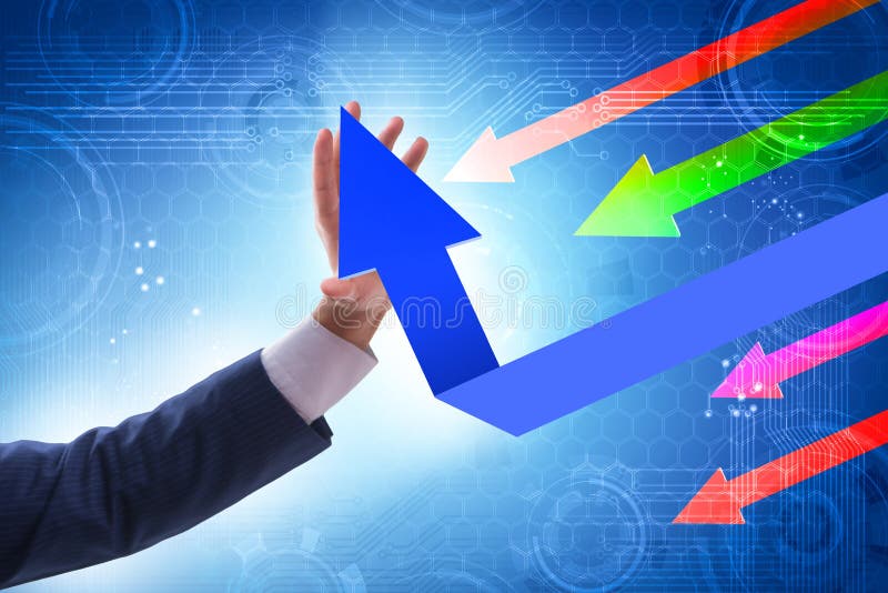 Economic Recovery Concept with the Line Charts Stock Photo - Image of ...