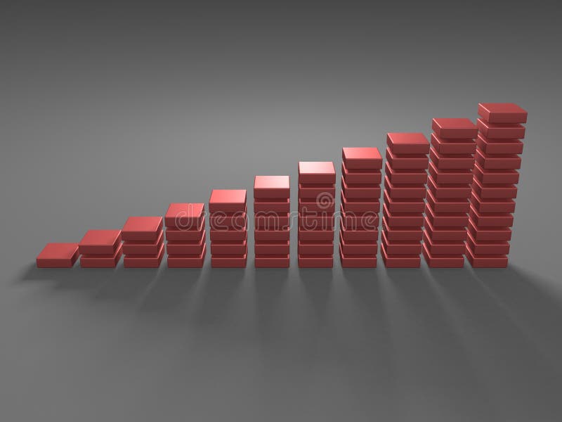 Economical Graph Chart. Business Concept Stock Illustration ...