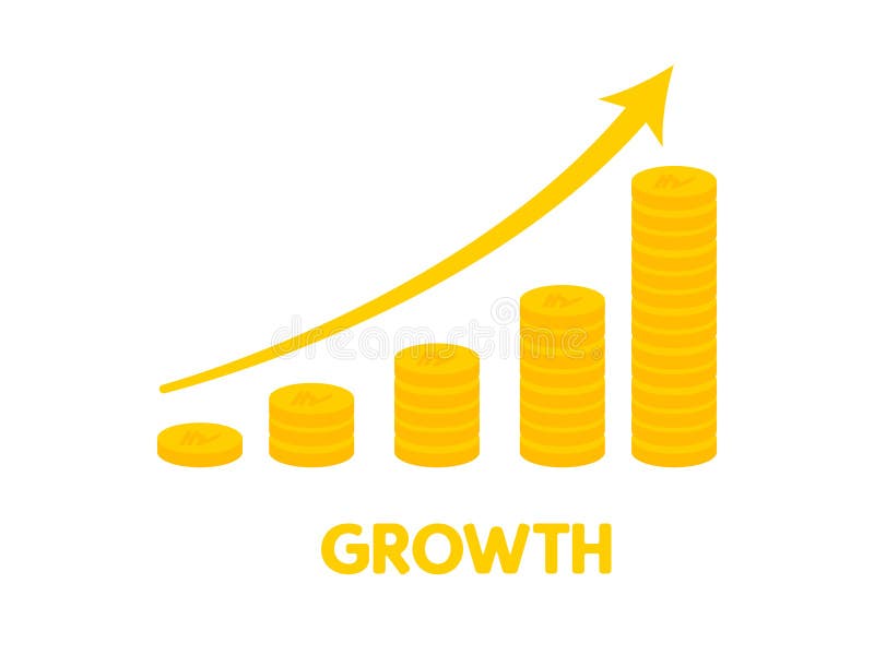 Economics Financial Growth Analytics Chart Stock Vector - Illustration ...