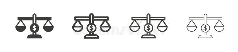 Economies of Scale Icon Vector Set on White Background Stock Vector ...