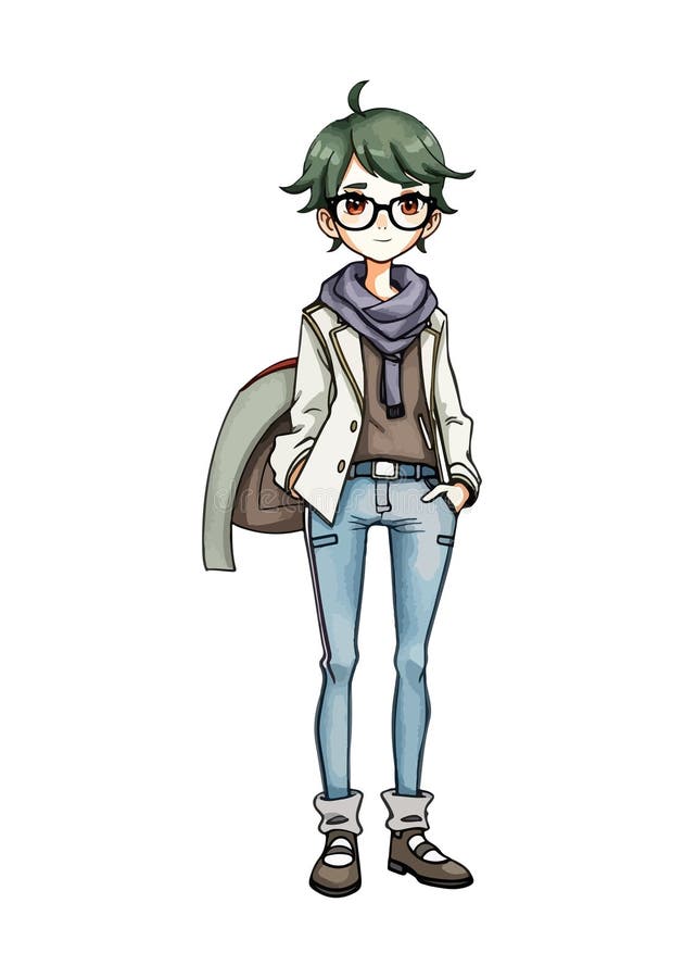 Economist Cartoon Vector Illustration Stock Illustration - Illustration ...