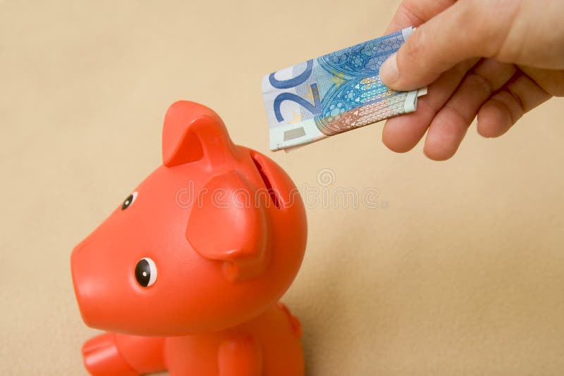 Economy bank financial pig stock image. Image of company - 690733