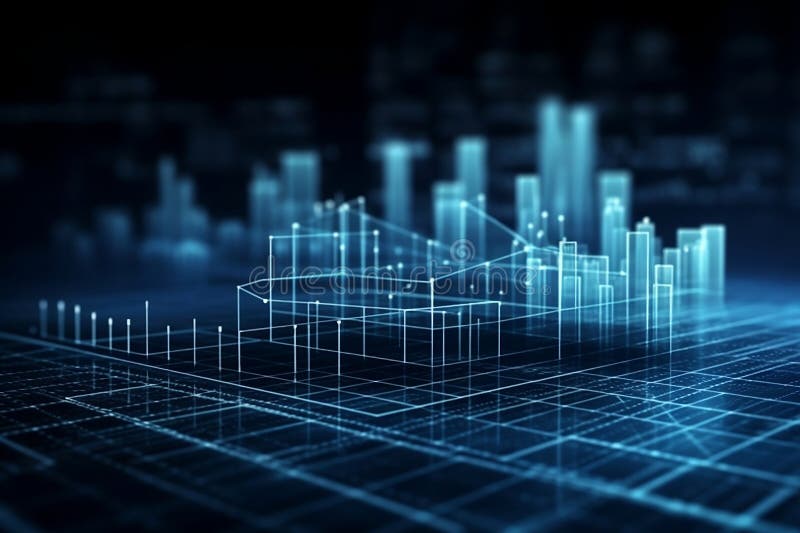 Economy Concept. Graphic Indicators of the Economy in the World ...