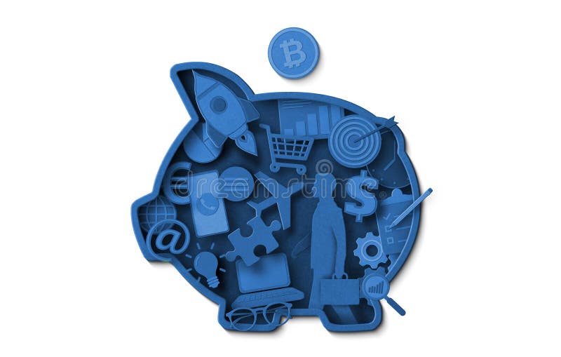 Economy concept stock illustration. Illustration of interlocking ...