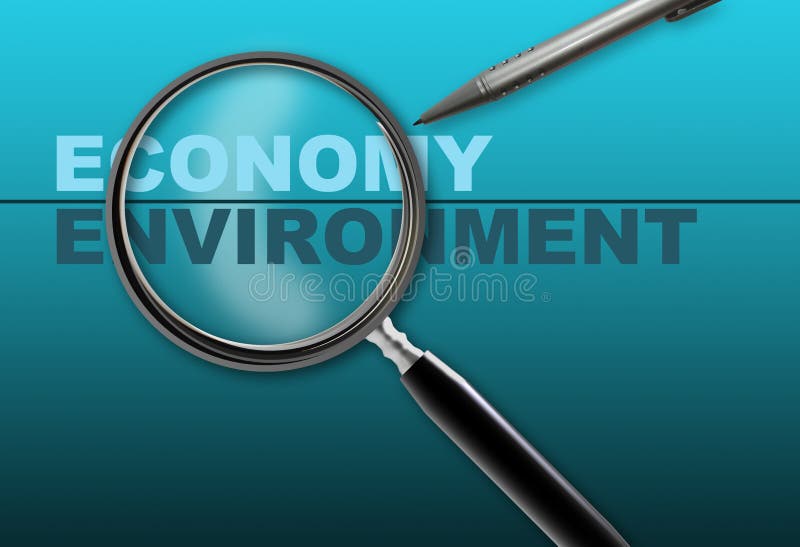 Economy and Environment As Different Choices in Life - Pictured As ...