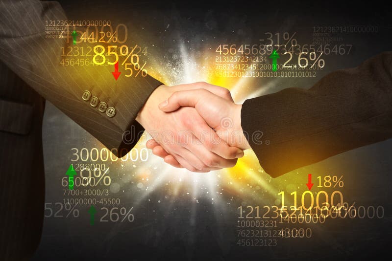 Economy handshake stock photo. Image of data, banking - 49022934