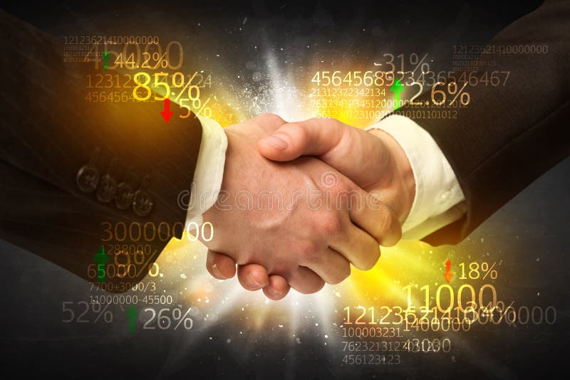 Economy handshake concept stock image. Image of finance - 114142839