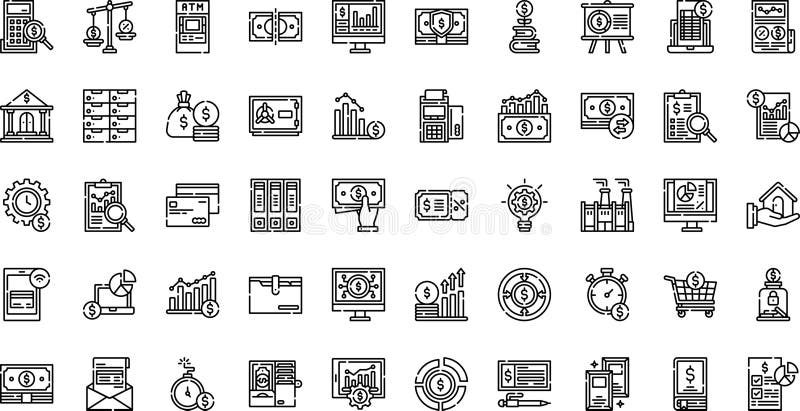 Economy Icons High-Quality Vector Icons Collection with Editable Stroke ...