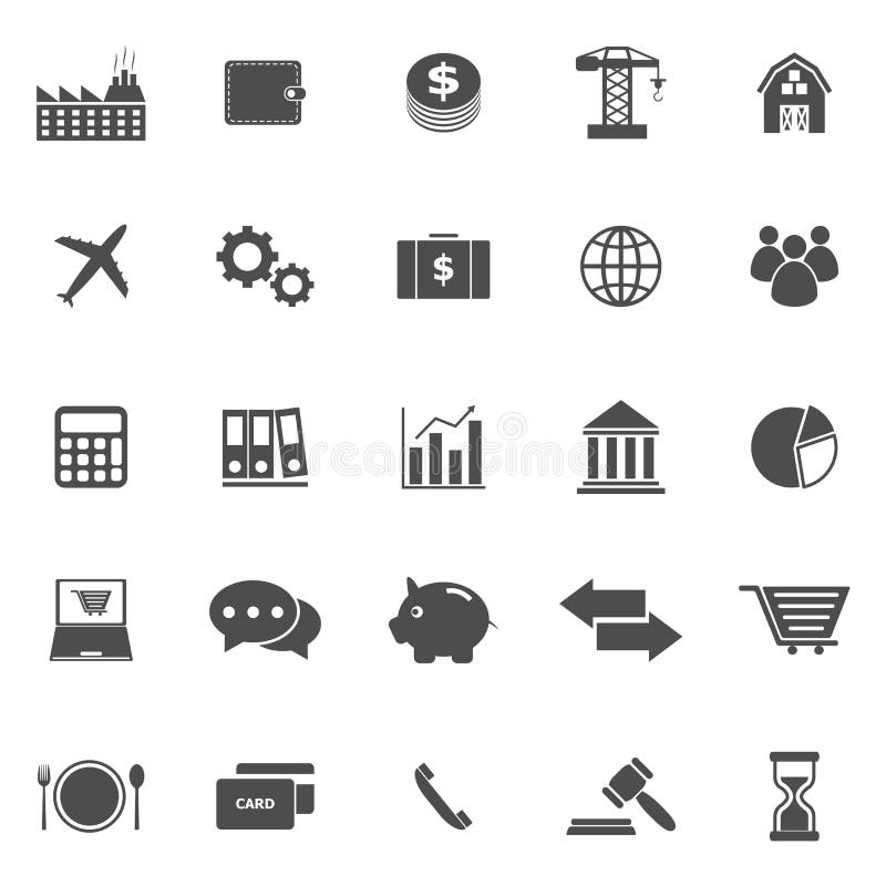 Gig economy icons set stock vector. Illustration of icon - 205782699