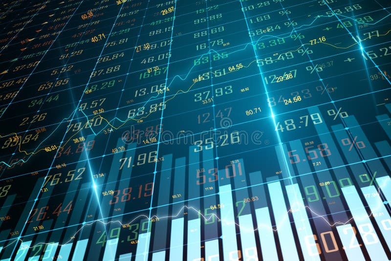 Trade and economy concept stock illustration. Illustration of digital ...