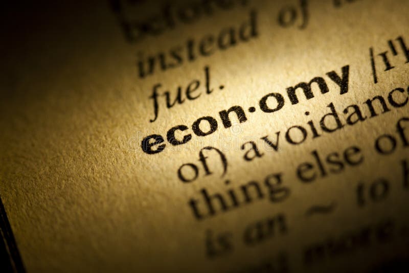 Dictionary Series - Economics: Economics Stock Photo - Image of ...