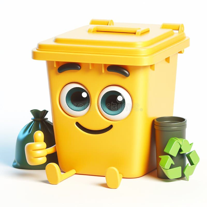 Ecopoint with the Recycling Symbol. Environment and Sustainability ...