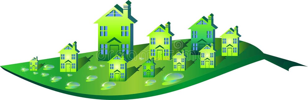 Ecopolis stock illustration. Illustration of light, happy - 19141003