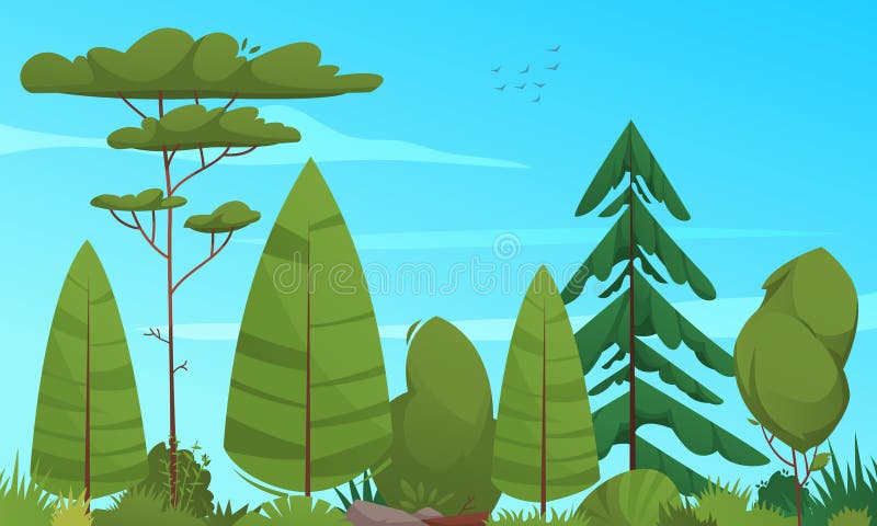 Ecosystem Cartoon Poster stock vector. Illustration of adventure ...