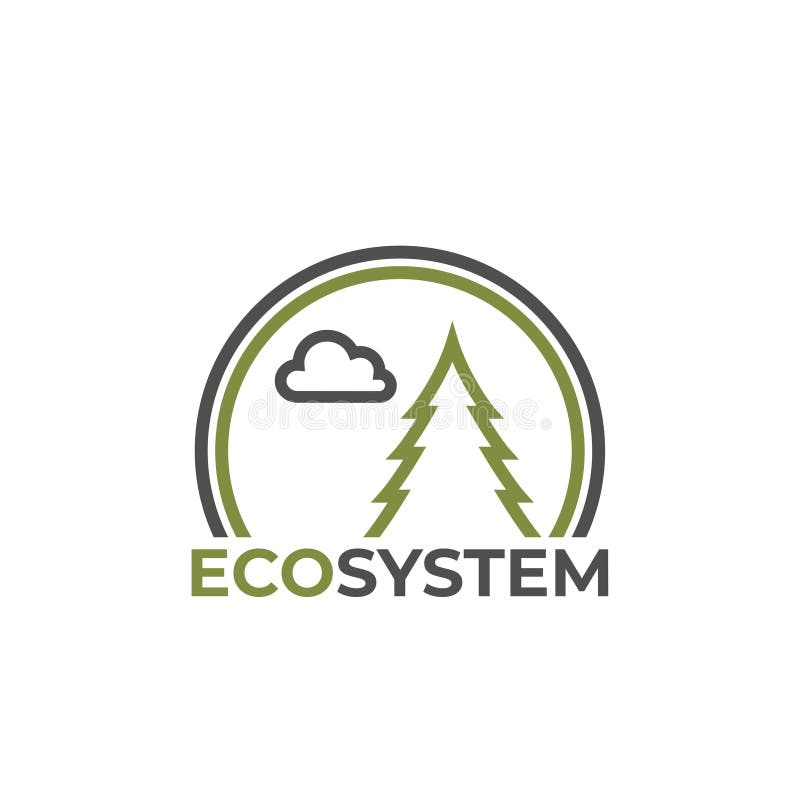 Ecosystem Color Icon. Environment, Ecology and Eco Friendly Symbol ...