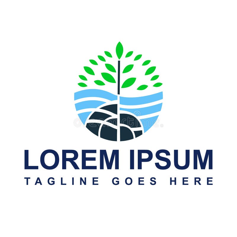 Ecosystem Environmental Conservation Logo Design Vector Illustration ...