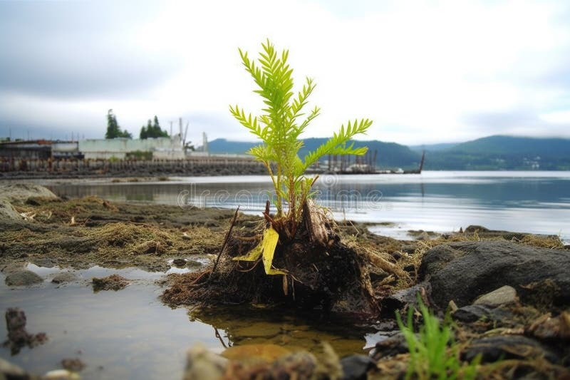 Ecosystem Recovery Post-tsunami: New Plant Growth Stock Image - Image ...