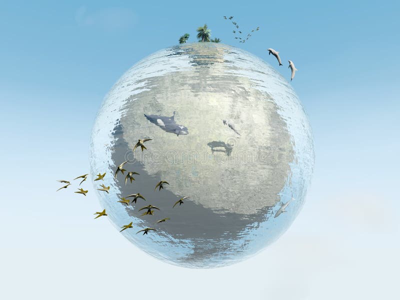 Ecosystem stock illustration. Illustration of planet - 36728867