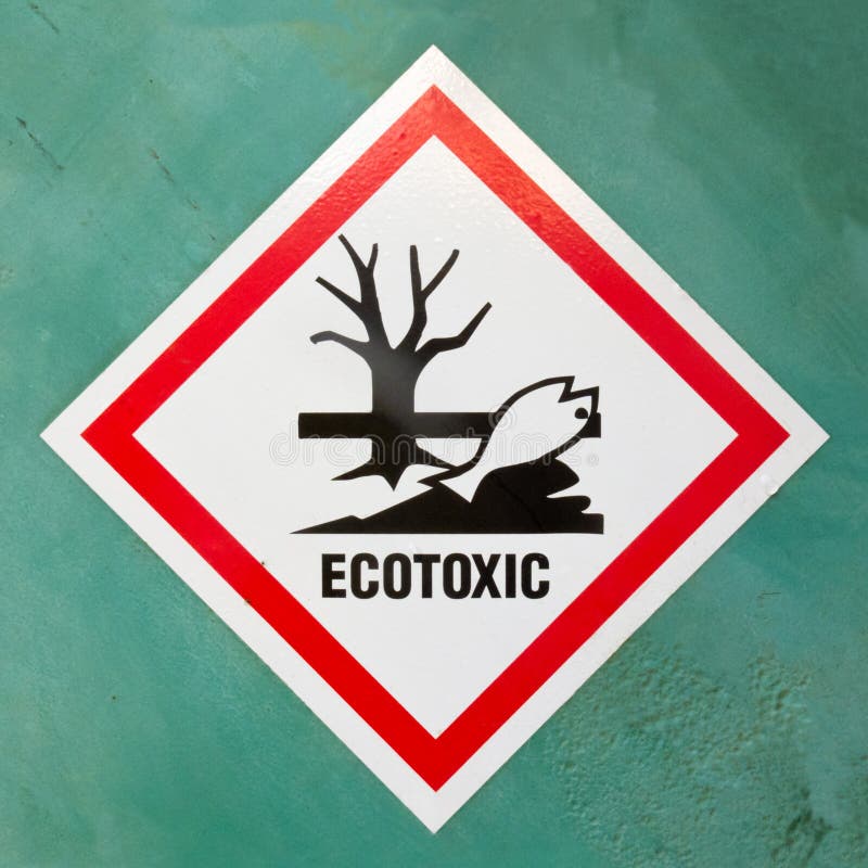 Ecotoxic Hazard Symbol Warning Sign Stock Photo - Image of environment ...