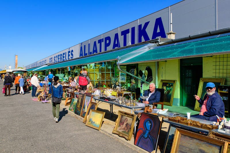 Ecseri Flea Market, the Largest Antique Market in Budapest, Hungary ...