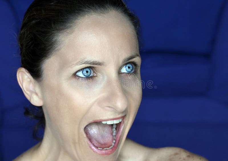 Ecstatic stock image. Image of blond, erotic, blonde, emotion - 9345905