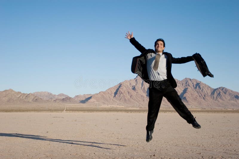 Ecstatic business man stock photo. Image of energy, corporate - 3680962