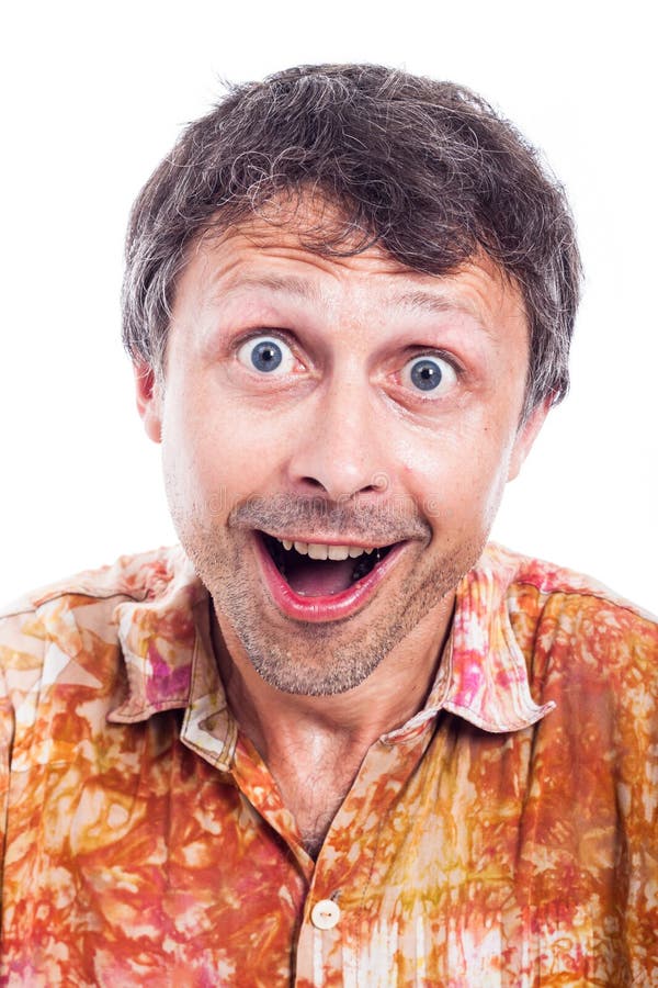 Ecstatic face stock photo. Image of white, fool, shocked - 30750368