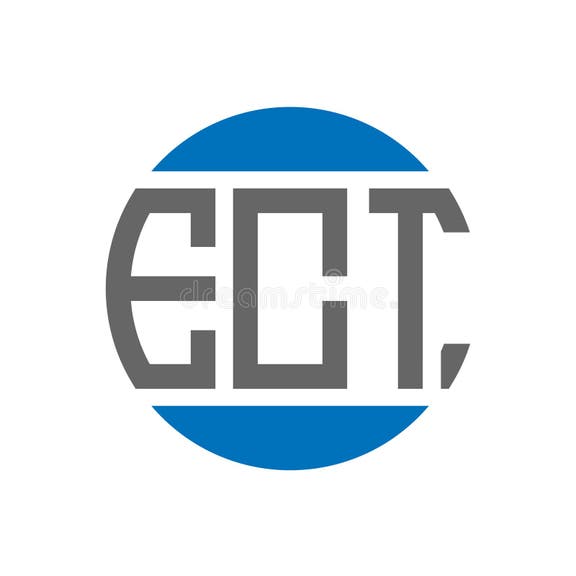 ECT Letter Logo Design on White Background. ECT Creative Initials ...