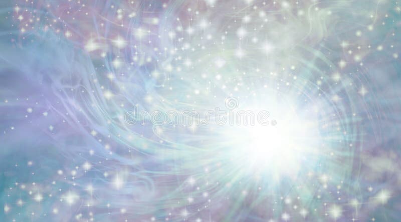 Ectoplasm Activity Forming White Light Star Burst - Stock Photo - Image ...
