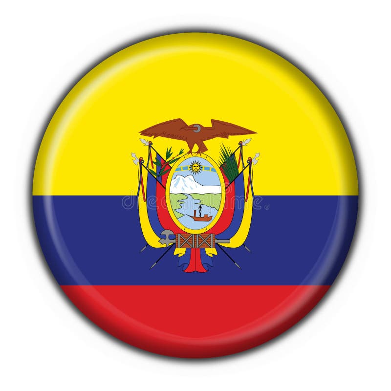 Ecuador Button Flag Round Shape Stock Illustration - Illustration of ... Ecuador Button Flag Round Shape Stock Illustration - Illustration of ...