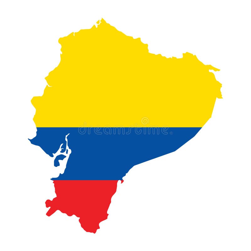 Ecuador Map Logo Vector Illustration Flag Icon Stock Vector ...