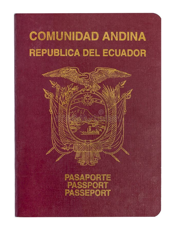 Ecuador Passport stock image. Image of documentation - 85303751