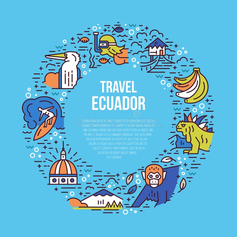 Ecuador Vector Illustration Stock Vector - Illustration of nation ...