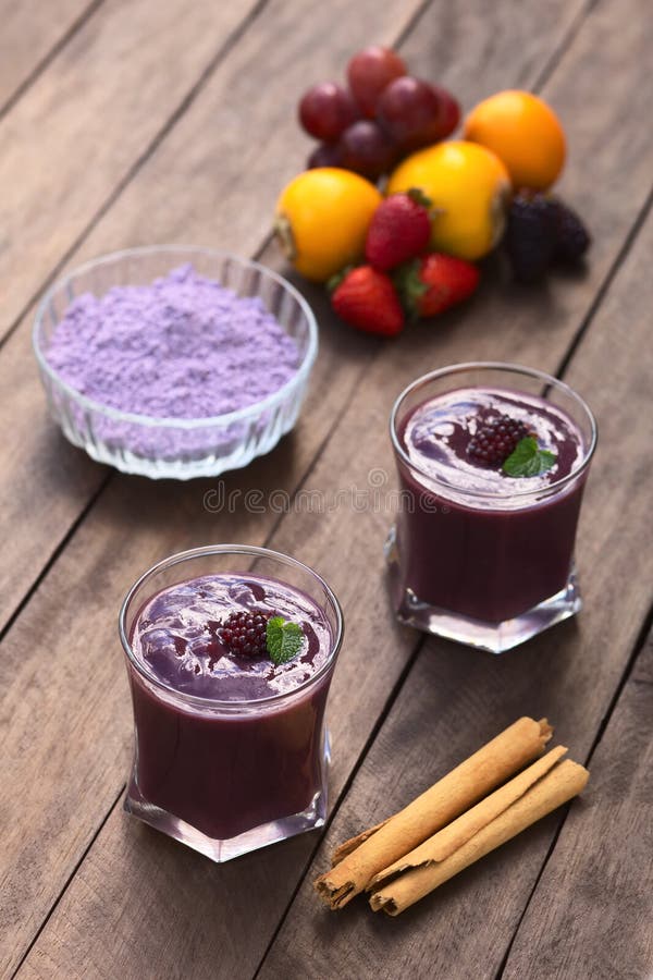 Ecuadorian Colada Morada stock image. Image of thick - 44544667