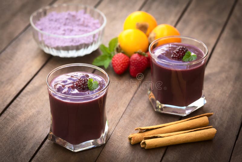 Ecuadorian Colada Morada stock image. Image of cinnamon - 44544811