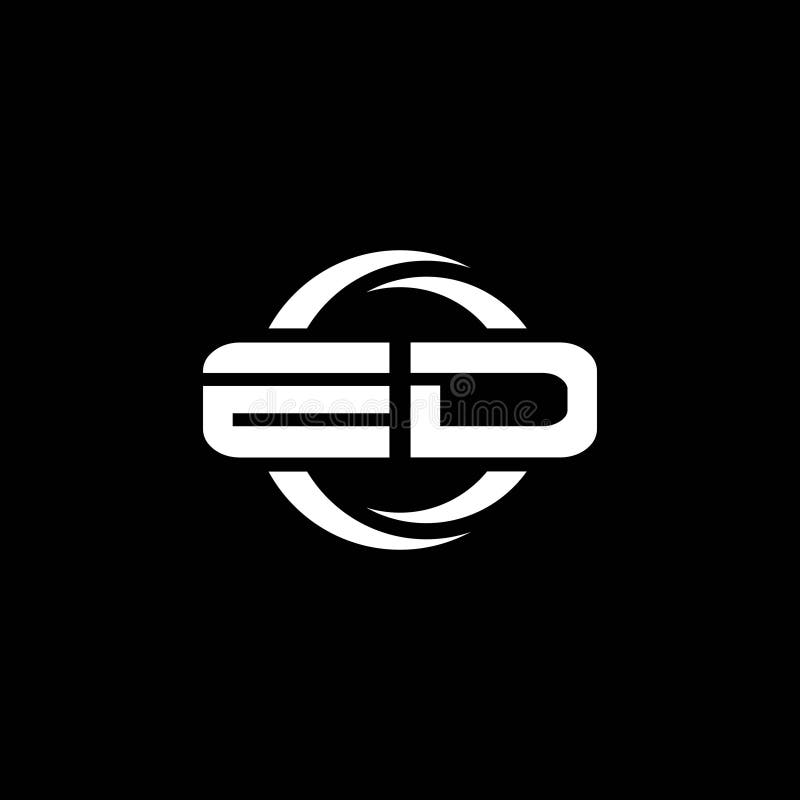 ED Logo Monogram Design Template Stock Vector - Illustration of ...