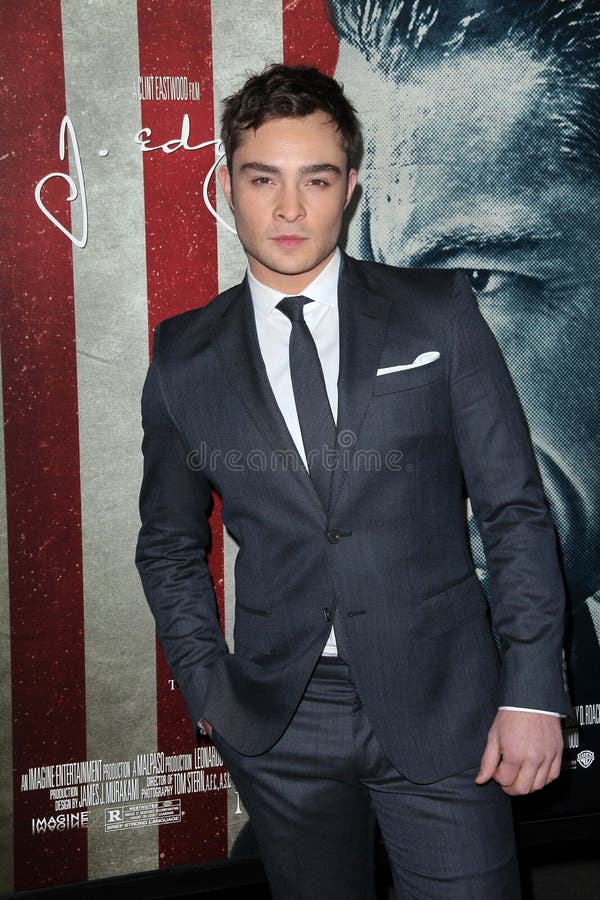 Ed Westwick redaktionelles stockbild. Bild von hollywood - 168944144