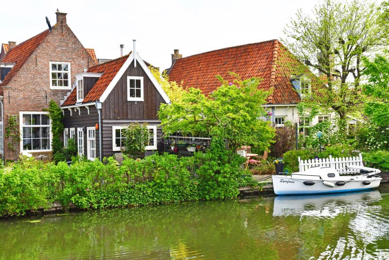 Edam, Netherlands - May 22 2022 : Touristy City Centre Editorial Stock ...